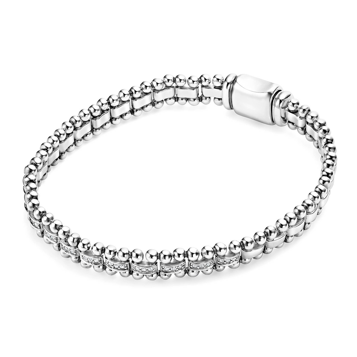 Lagos Diamond Link Bracelet – Thomas Markle Jewelers
